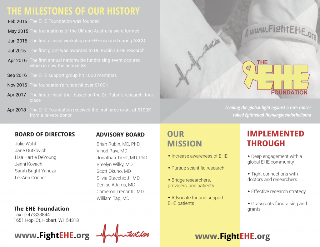 EHE Informational Bifold - EHE Foundation