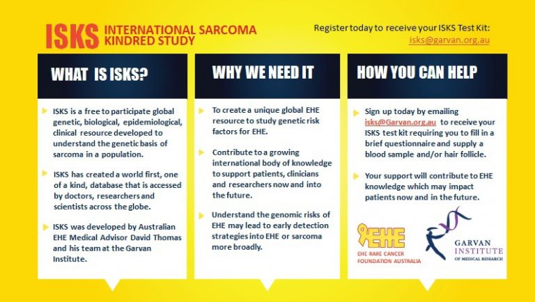 International Sarcoma Kindred Study (ISKS) - EHE Foundation